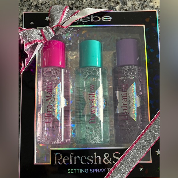 bebe | Makeup | New In Box Bebe Refresh Set Setting Spray Trio | Poshmark